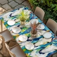 Abstract Horse Fitted Rectangle Tablecloth 32" x 72" Watercolor Horse ...