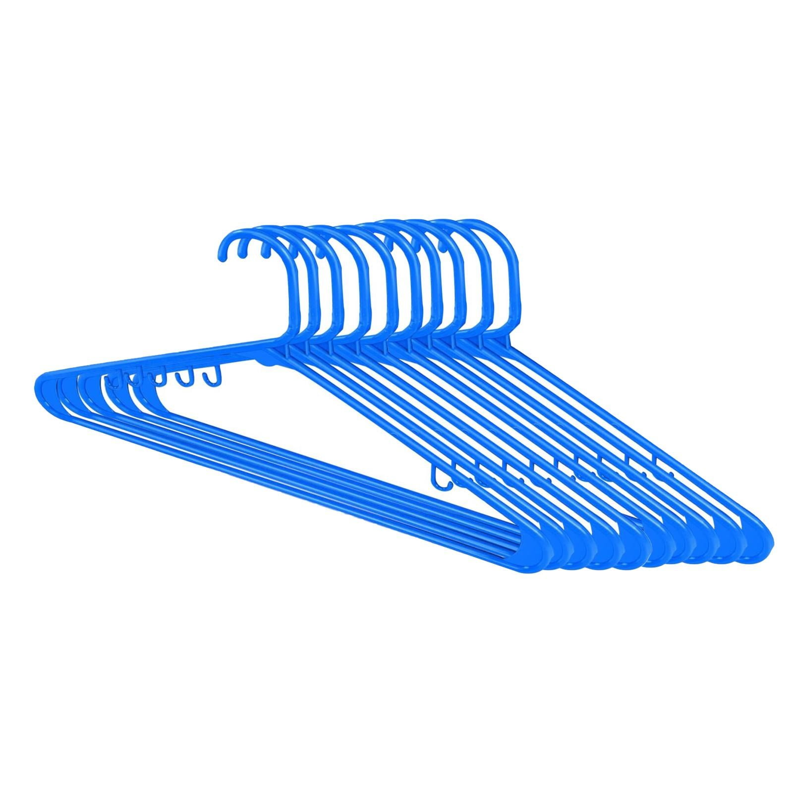 Home Plastic Hangers 10 Pack - Clothes Hanger With Hooks,Coat Hanger ...