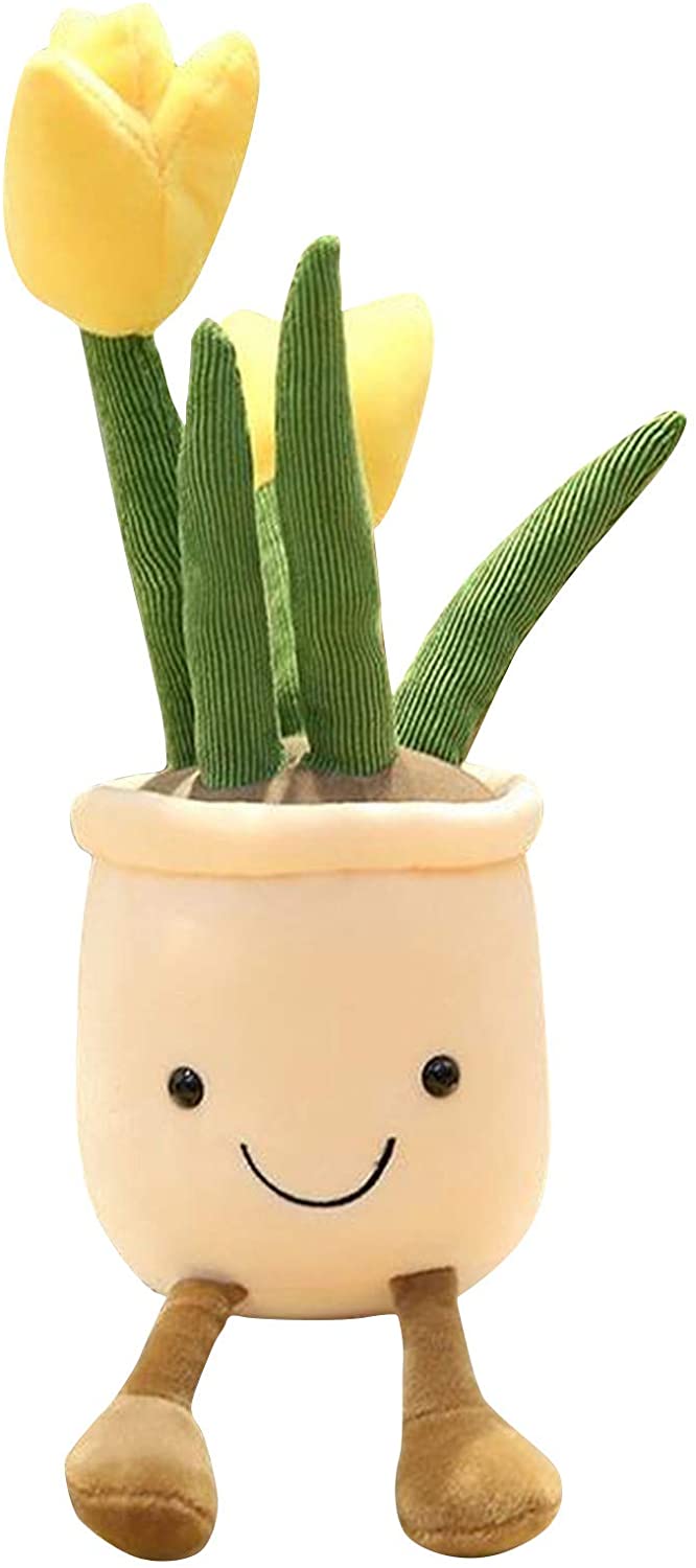 Stuffed Plant Toys for Kids, Flower Stuffed Soft Plush Toy, Simulation ...