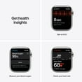 Apple New Cellular Watch Series 7 GPS, 45mm Silver Stainless Steel Case ...
