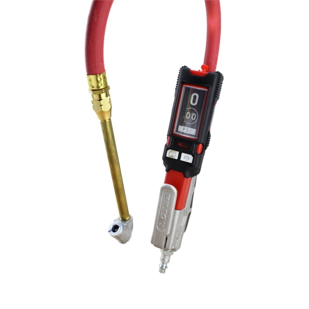 Milton Precision Digital Tire Inflator/Pressure Gauge 15" air hose 160 ...