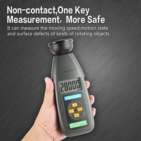 DT2240B Digital LCD Non-Contact Flash Stroboscope Tachometer ...