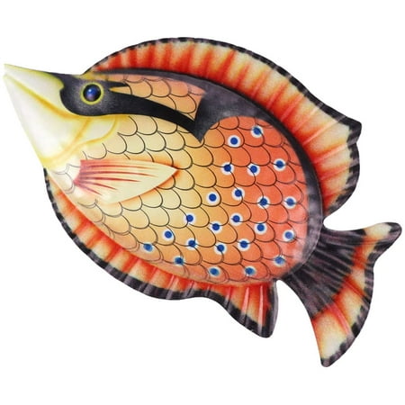 Metal Fish Wall Decor Large Tropical Fish Wall Art Iron Fish Wall ...