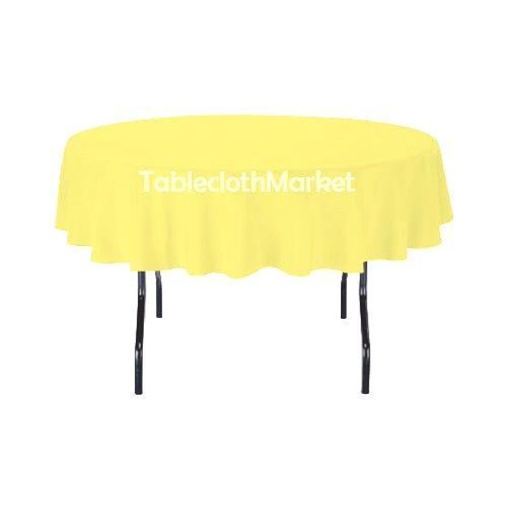 15 Pack 90" Inch round Polyester Tablecloth 24 COLOR Table Cover ...