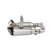 Bassani 4" Slip-On Mufflers-Chrome Slant Cut w/2" Baffles (FLH-529 ...