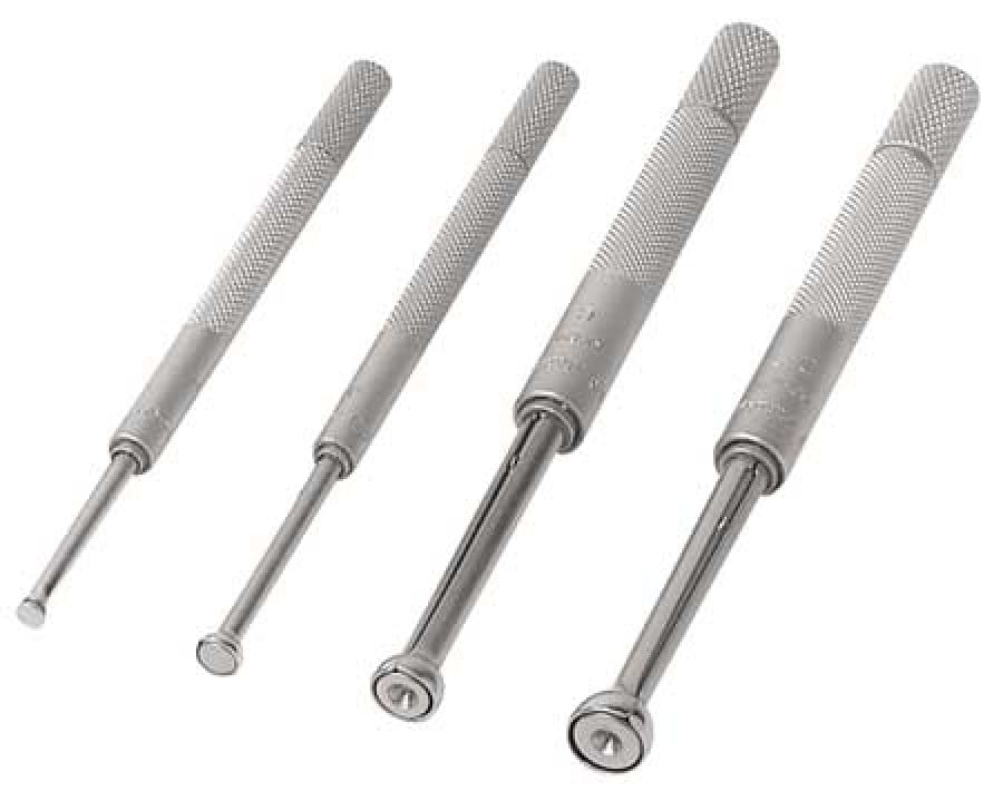 Mitutoyo 154-901, 1/8" to 1/2", 4 Piece Small Hole Gage Set | Walmart ...