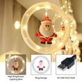 Christmas String Window Curtain Lights, Led Fairy Hanging Twinkle Xmas ...