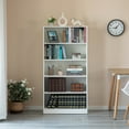 Freestanding Classic Wooden Display Bookshelf, Floor Standing Bookcase ...