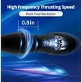 Erotica Telescopic Vibration 8 Modes Silicone Anal Plug Thread