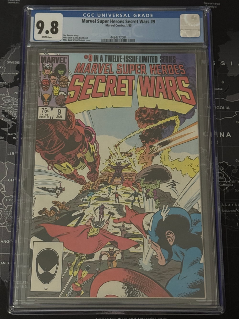 Marvel Super Heroes Secret Wars #9 - CGC 9.8 Comic Book - Walmart.com