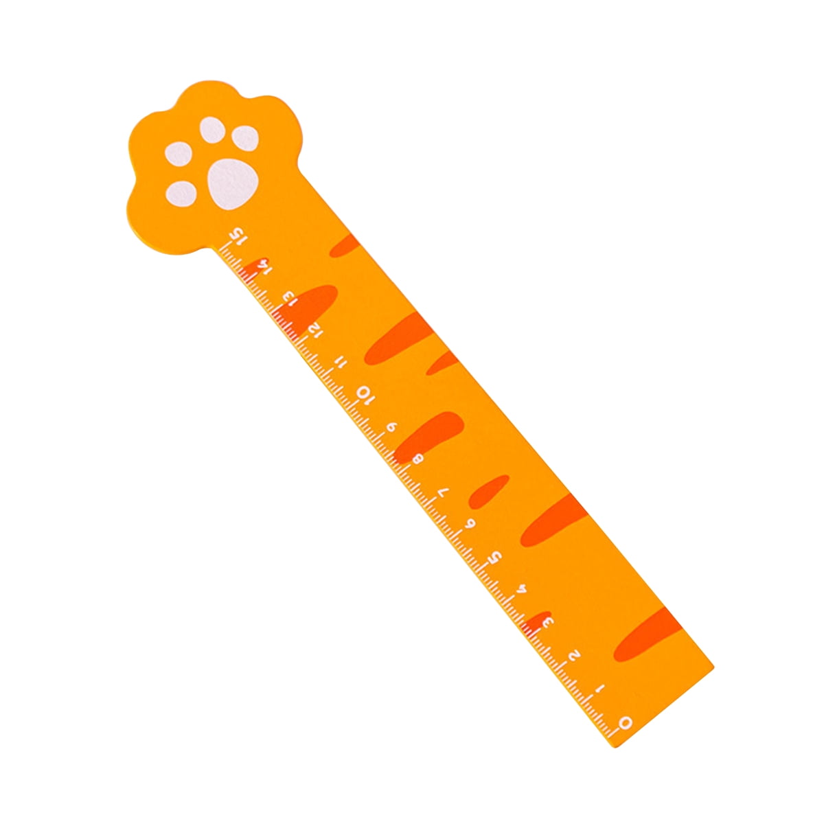 15cm/5.9in Cute Cartoon Ruler Wood Straight Ruler Measuring Tool Easy ...