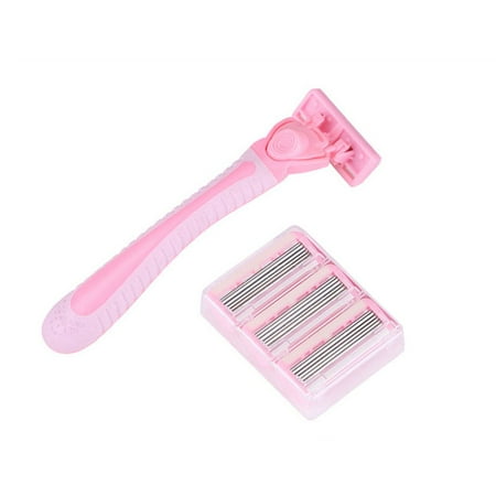 Maoww Women Disposable 6-Layers Straight Razor Sharpen Blades ...