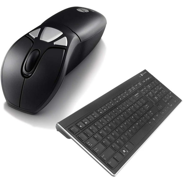 Gyration Wireless Air Mouse GO Plus with Full Sized Wireless Keyboard ...