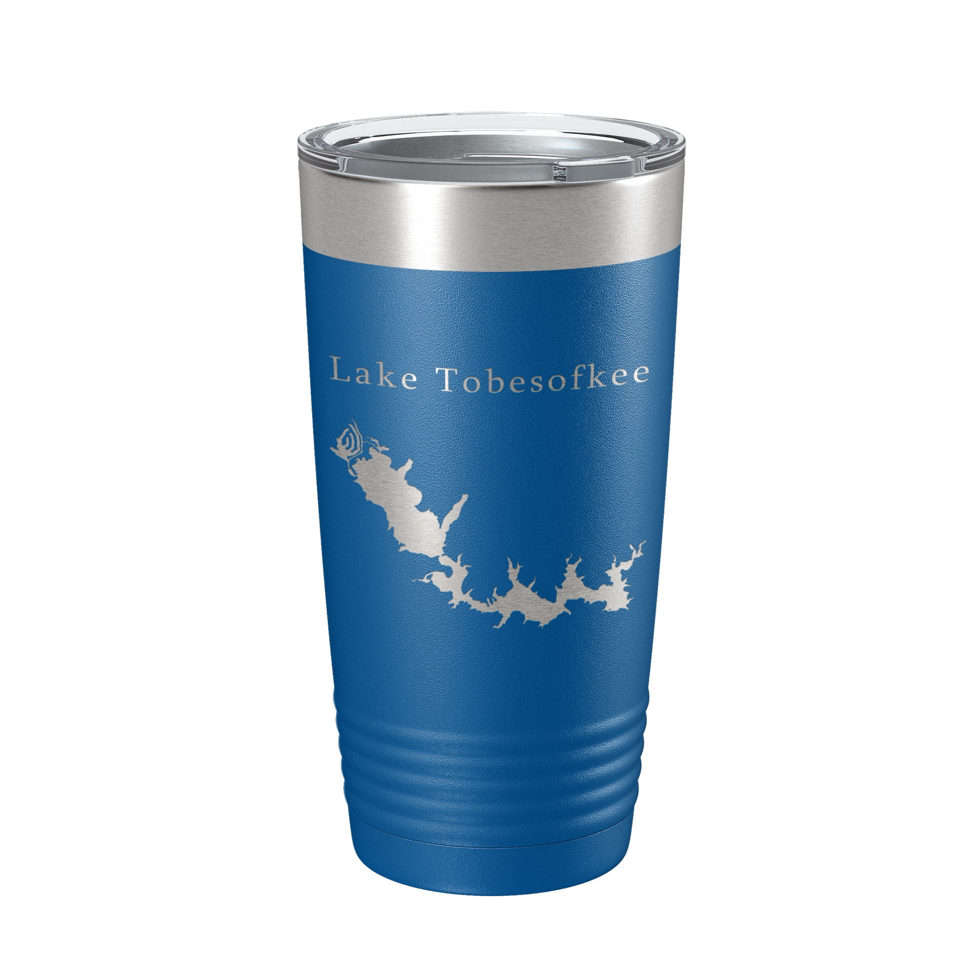 Lake Tobesofkee Map Tumbler Travel Mug Insulated Laser Engraved Coffee ...