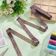 7.7 Yards Purple Boho Jacquard Ribbon Trim Vintage Jacquard Ribbon ...