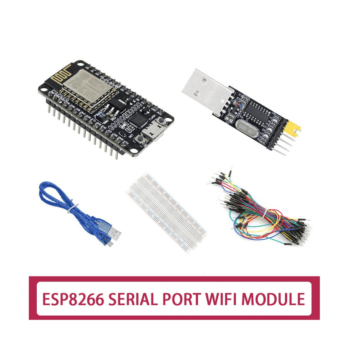 ESP-12E ESP8266 CP2102 V3 WIFI Development Board+USB To Serial Port ...