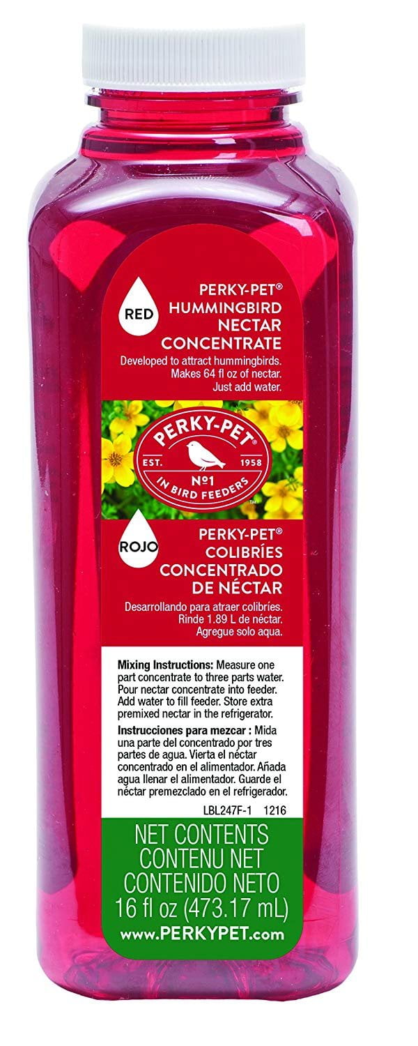 Perky-Pet 247 Red Hummingbird Nectar Concentrate, 16-Ounce - Walmart.com