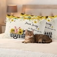 Cute Pig Outdoor Waterproof Throw Pillow Covers 20x12 Set of 2, County ...