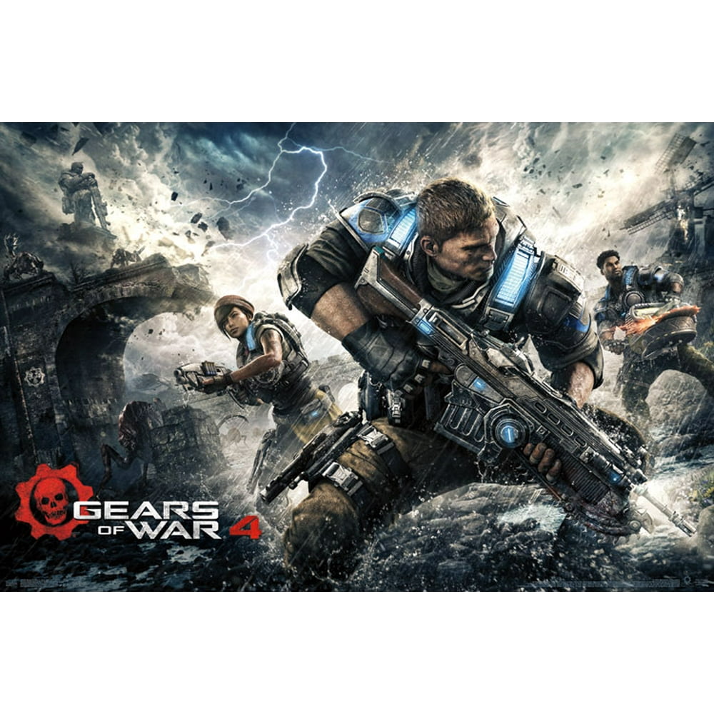 Trends International Gears of War 4 Key Art Wall Poster 22.375" x 34 ...