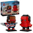 LEGO Brickheadz 40668 Marvel Captain America & Red Hulk Figures 202pcs ...
