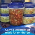 Ziploc® Brand, Round Lock Freezer Plastic Food Storage Containers with ...