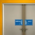 Signs ByLITA Classic Horizontal Empuje Jale Self-Adhesive Door Sign for ...