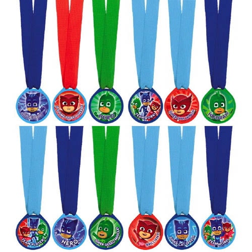 PJ Masks Award Medals / Favors (12ct) - Walmart.com