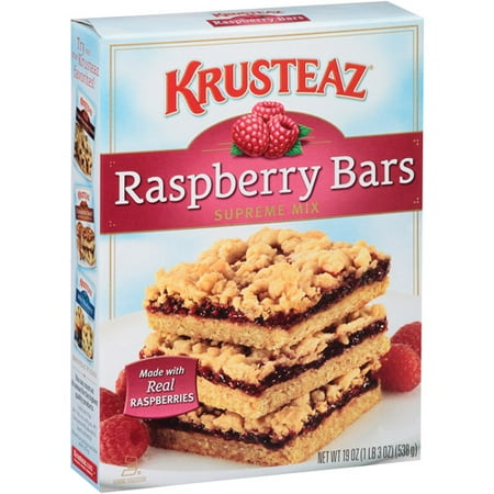 Krusteaz Raspberry Bars Supreme Mix, 19 oz - Walmart.com