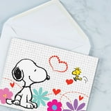 Current Peanuts® Hearts Note Cards - Set of 12 - 4.25" by 5.5" Blank ...