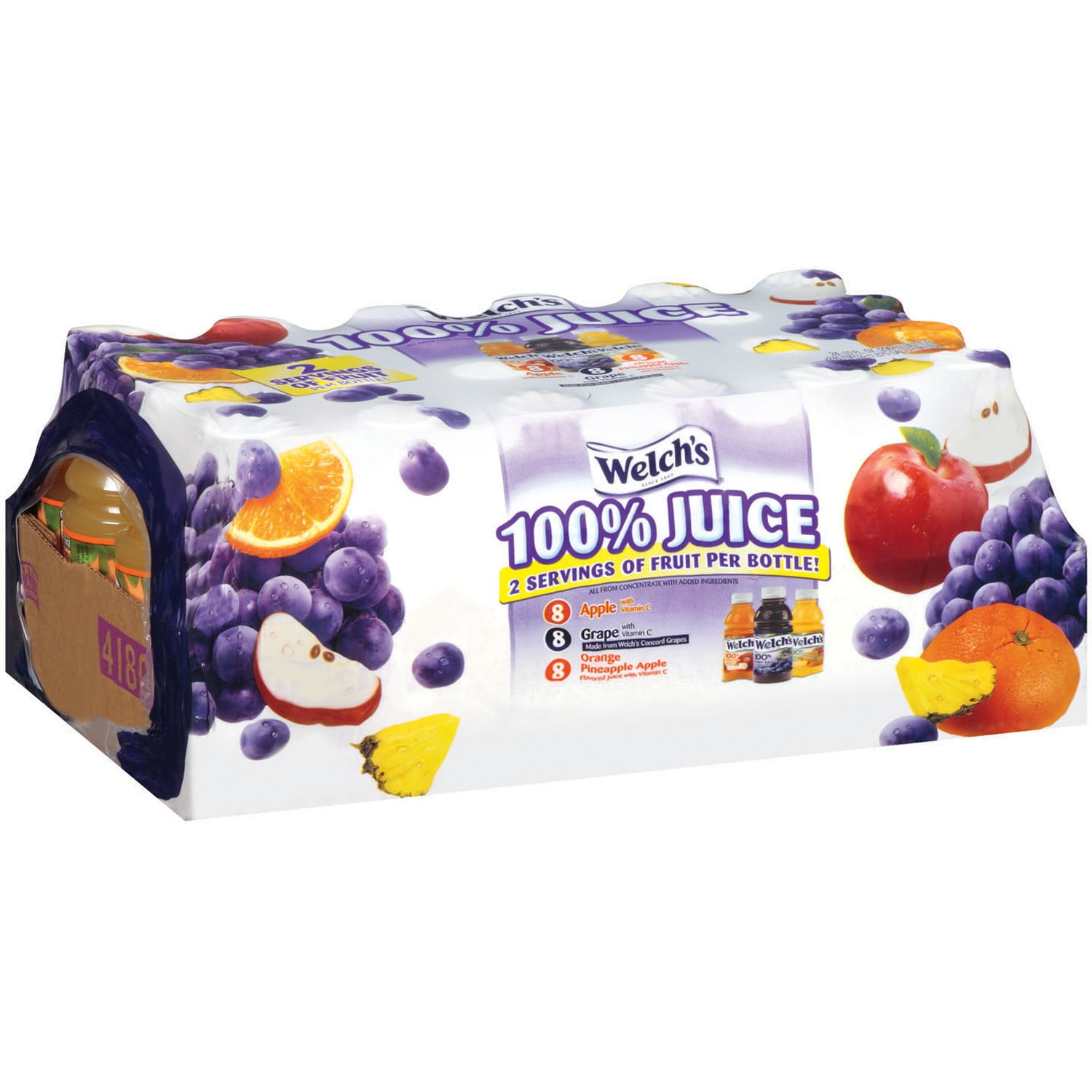 Welch's 100% Juice, Variety Pack, 10 fl oz, 24 Count - Walmart.com
