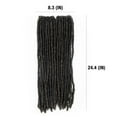 (2 pack) Darling Jozi Locs Crochet Hair 2X Pack, 18 inch, 1/27, Adult ...