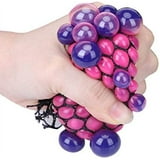 Stress Relief Soft Squishy Grape Mesh Squeeze Ball for Kids - 3 Pack ...