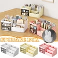 Drawer-Style Cosmetic Organizer Plastic Jewelry and Lipstick Storage ...