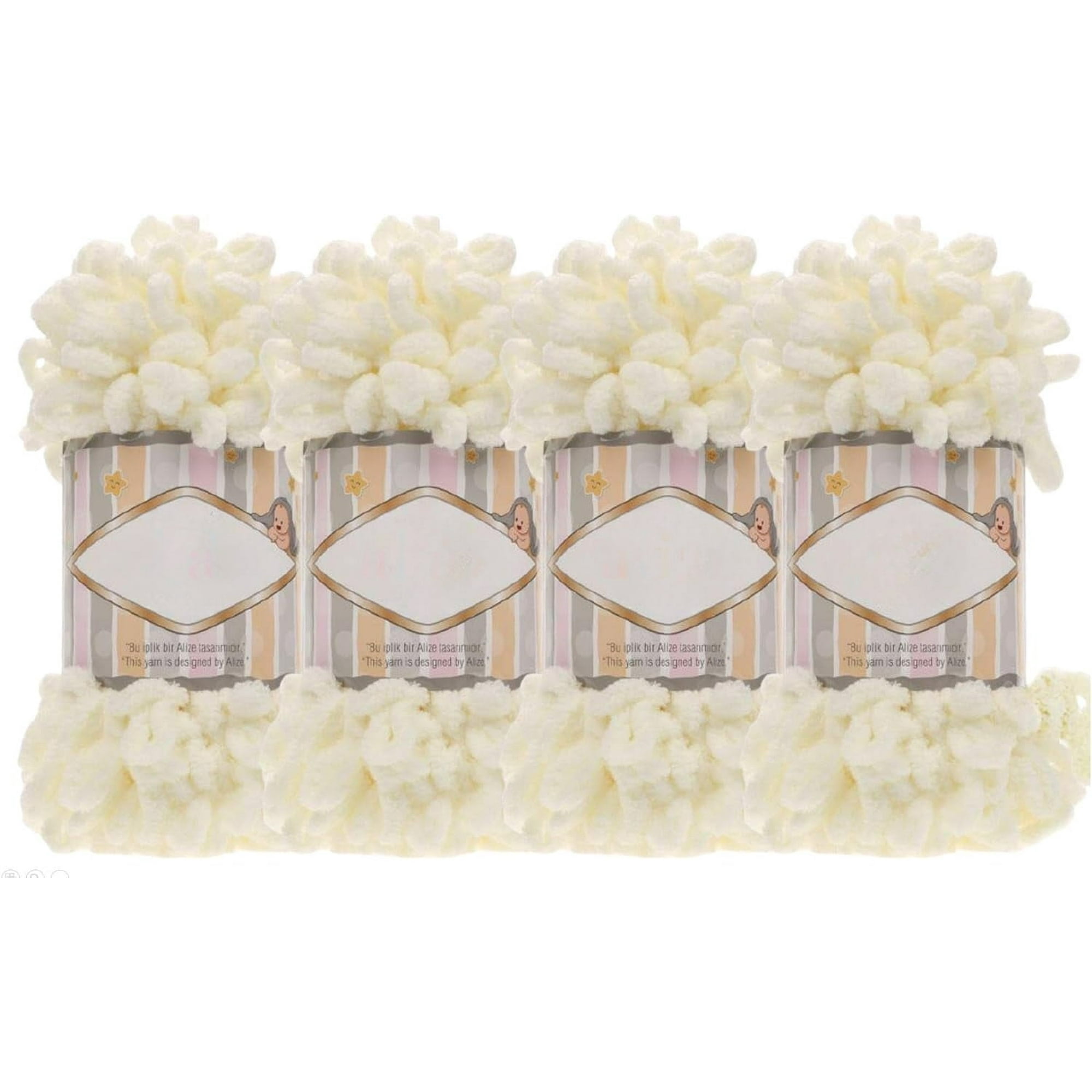 Click here for Minzimin 4 Pack Baby Big Loop Blanket Yarn 100 Mic... prices