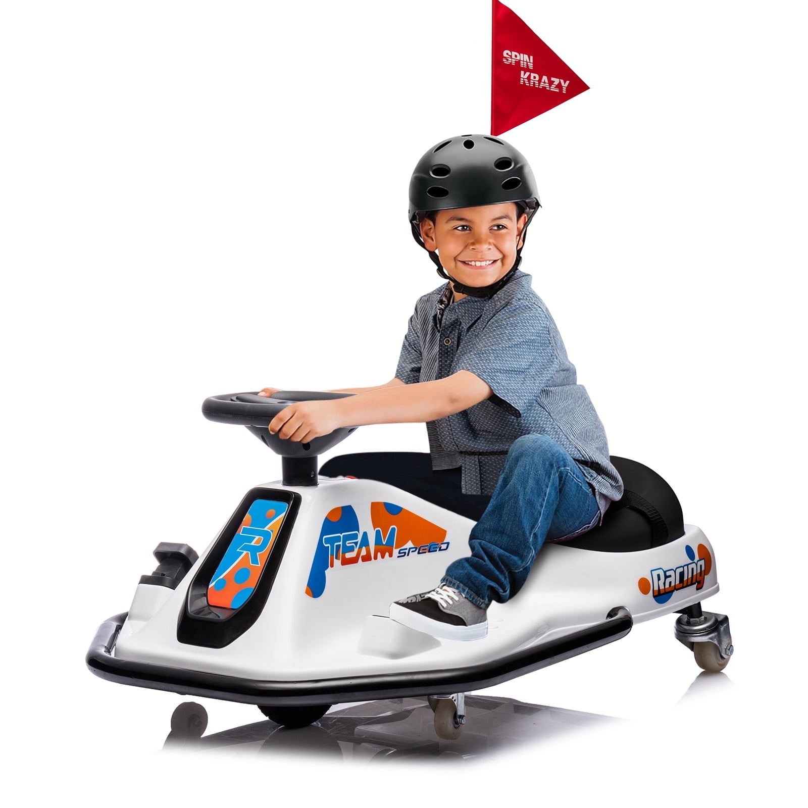 24V Ride on Drift Car for Kids 7Ah Battery Electric Drifting Go-Kart ...