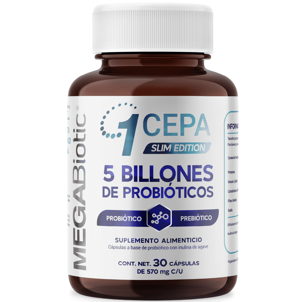 Probióticos Megabiotic Slim Edition 5 Billones 1 Cepa con Inulina de ...