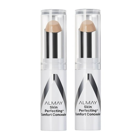 PACK OF - 02 -Almay Skin Perfecting Comfort Concealer, Hypoallergenic ...