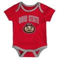 Infant Outerstuff Ohio State Buckeyes All Day Play Three-Piece Bodysuit ...