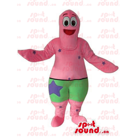 Patrick Starfish Sponge Bob Square Pants Cartoon Plush SPOTSOUND Mascot ...