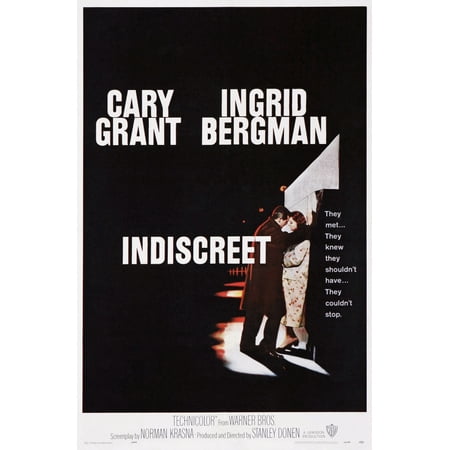 Indiscreet Us Poster Art From Left: Cary Grant Ingrid Bergman 1958 ...