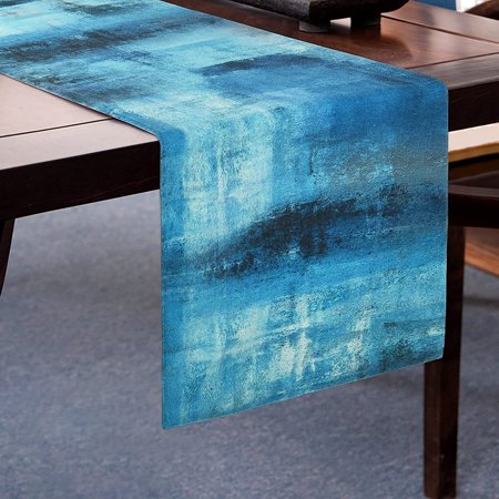 ECCHOU Abstract Art Table Runner, Farmhouse Style Table Runner 70 ...