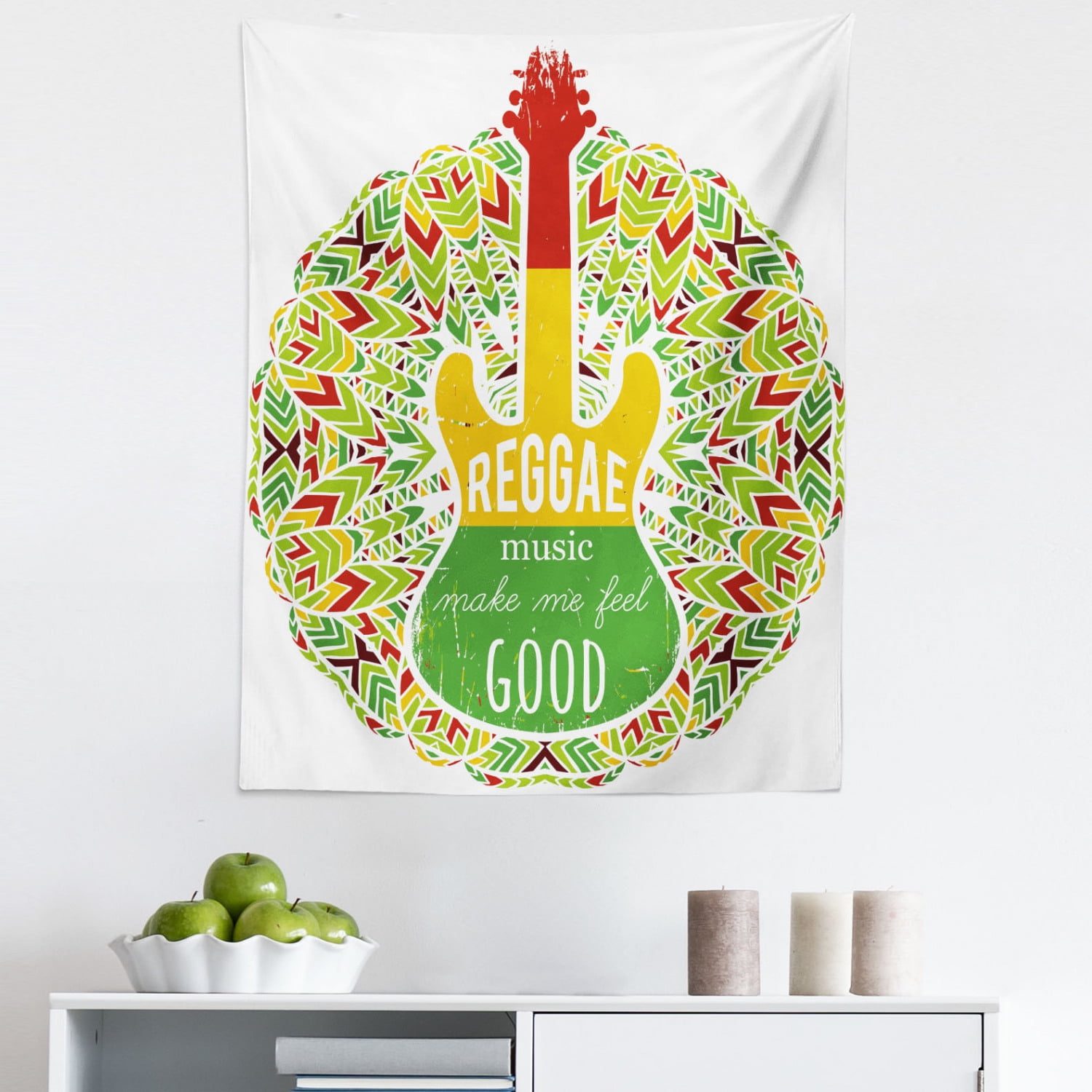 Rasta Tapestry, Reggae Music Makes Me Feel Words Jamaican Island ...