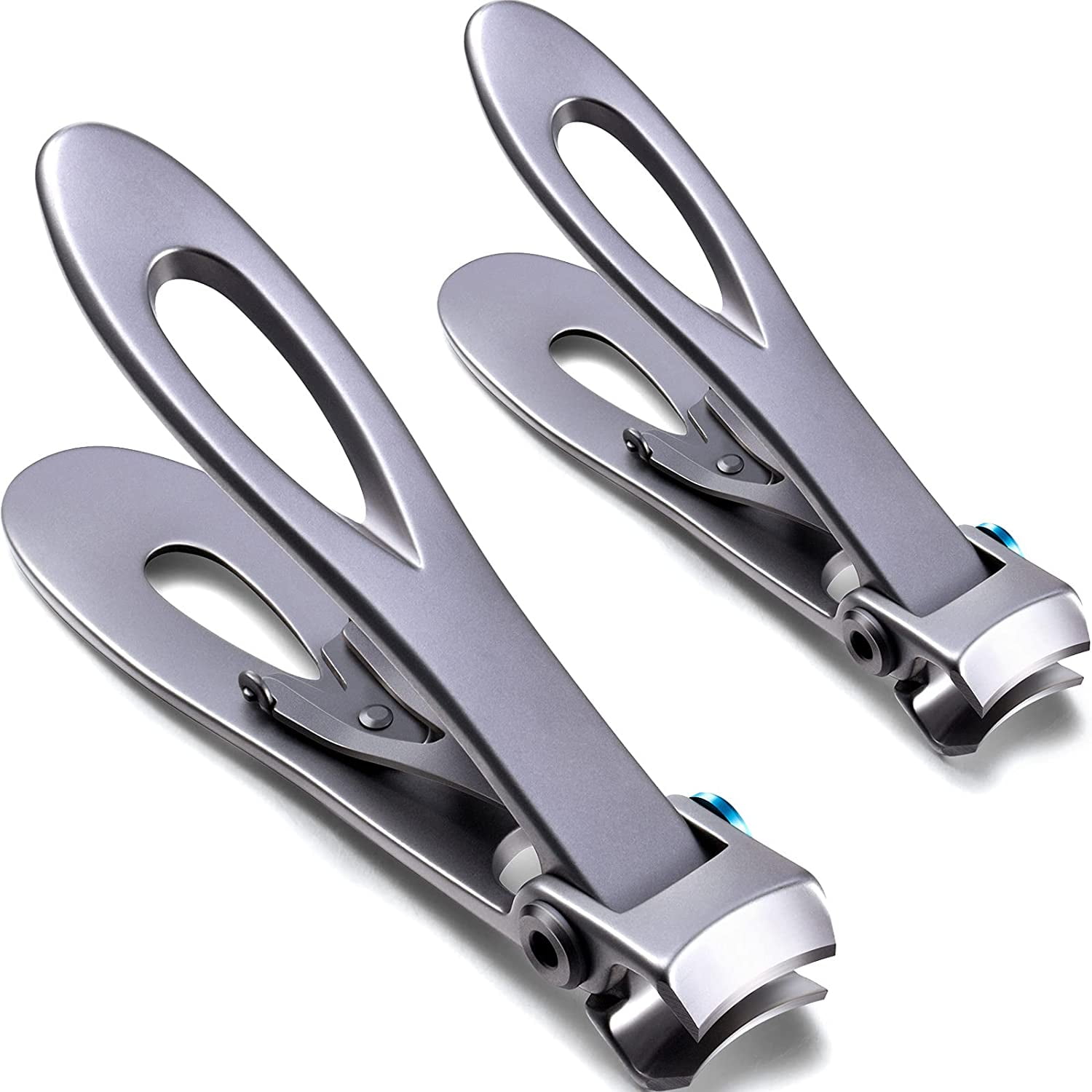 2 Pieces Oversized Thick Nail Clippers Wide Jaw Nail Cutter For Thick 2-pieces-oversized-thick-nail-clippers-wide-jaw-nail-cutter-for-thick
