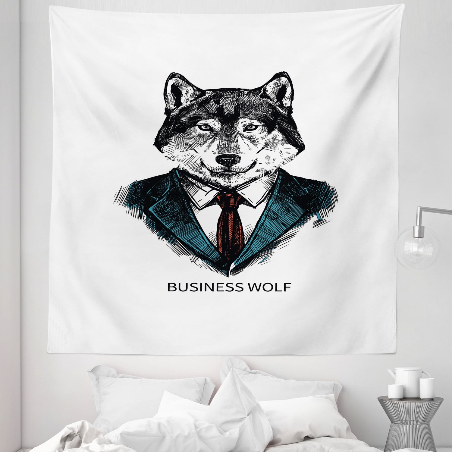 Wolf Hipster Tumblr Drawing