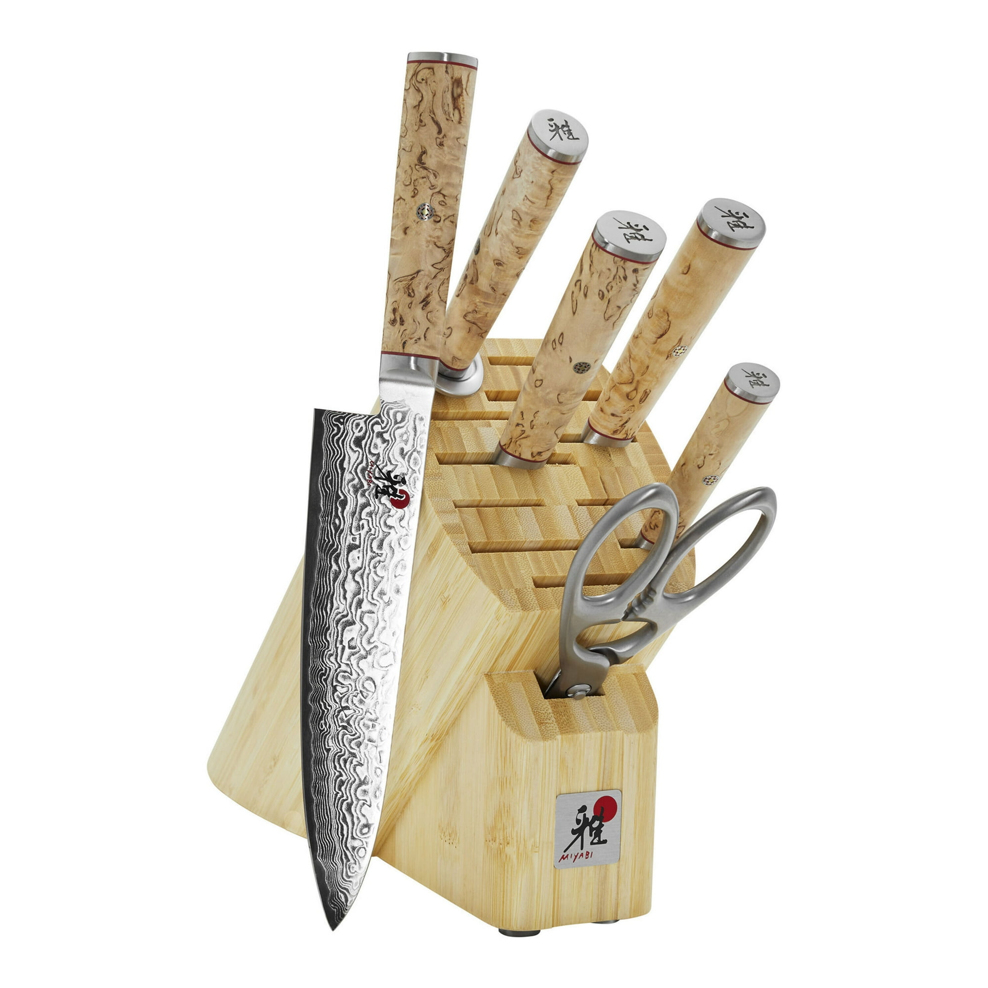 Click here for Miyabi 5000 Mcd 7 Piece Knife Block Set  Brown prices