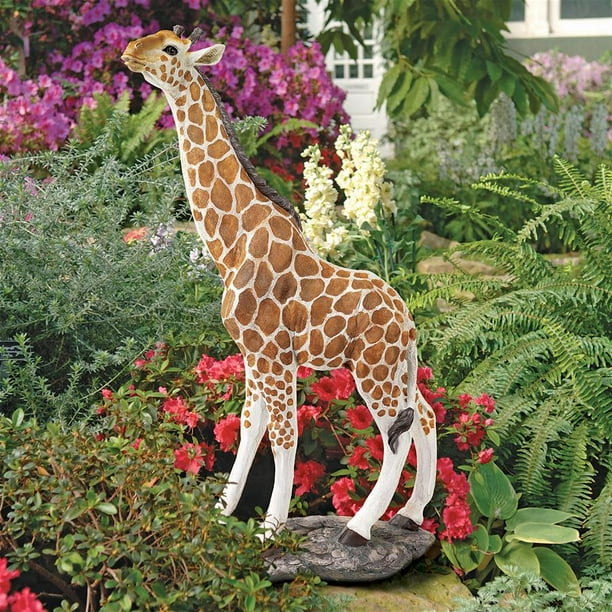 Design Toscano 36" Gerard the Giraffe Sculpture Garden Statue - Walmart.com