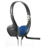 Plantronics, PLNAUDIO628, Audio 628 Computer Headset, 1, Black,Blue ...