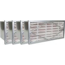 Free Shipping! Filterbuy 24x24x12 Air Filter MERV 14, No Header Rigid ...
