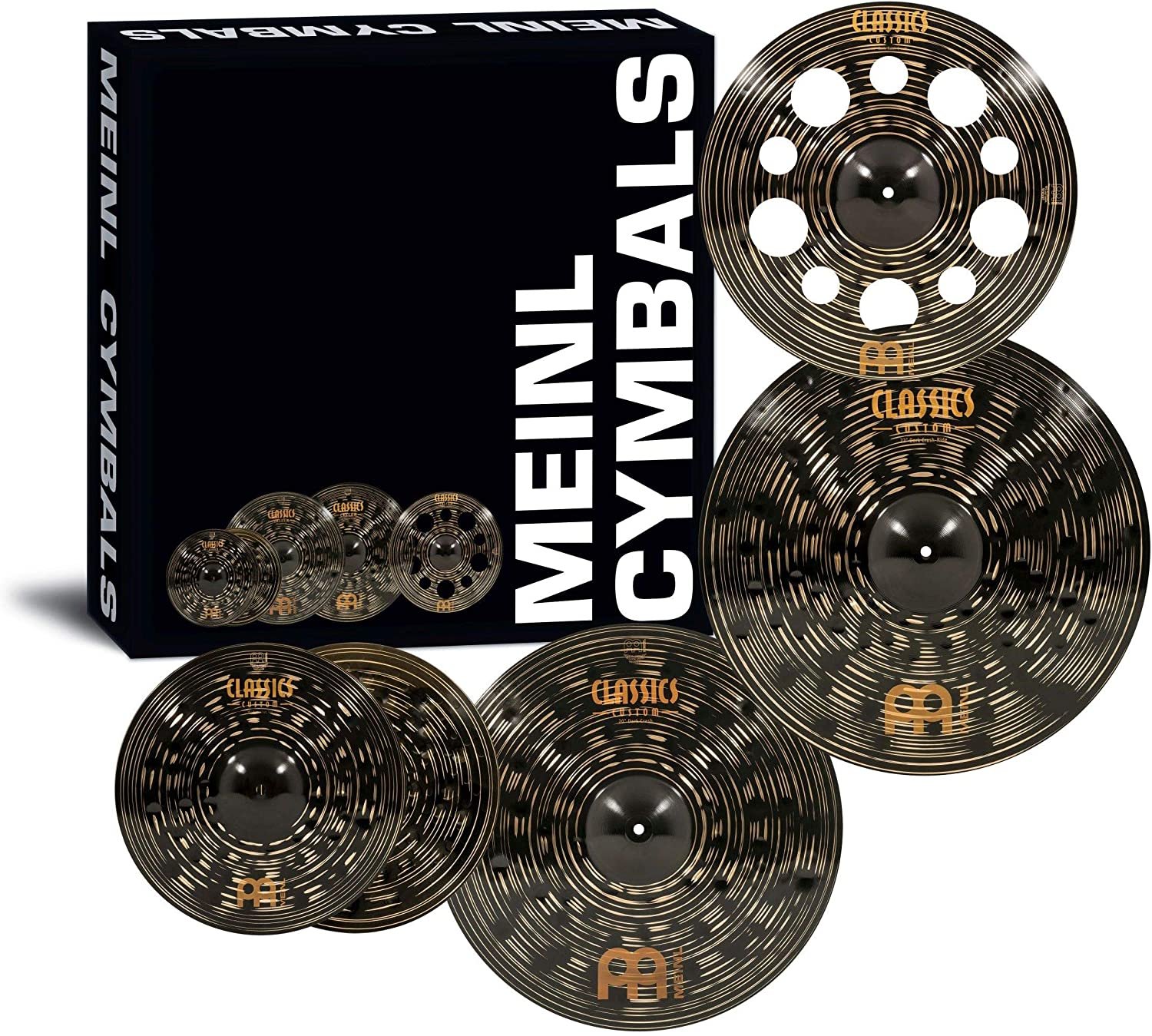 Meinl Cymbals Cymbal Set Box Pack with 15 Hihats, 20, 22 Crash/Ride ...