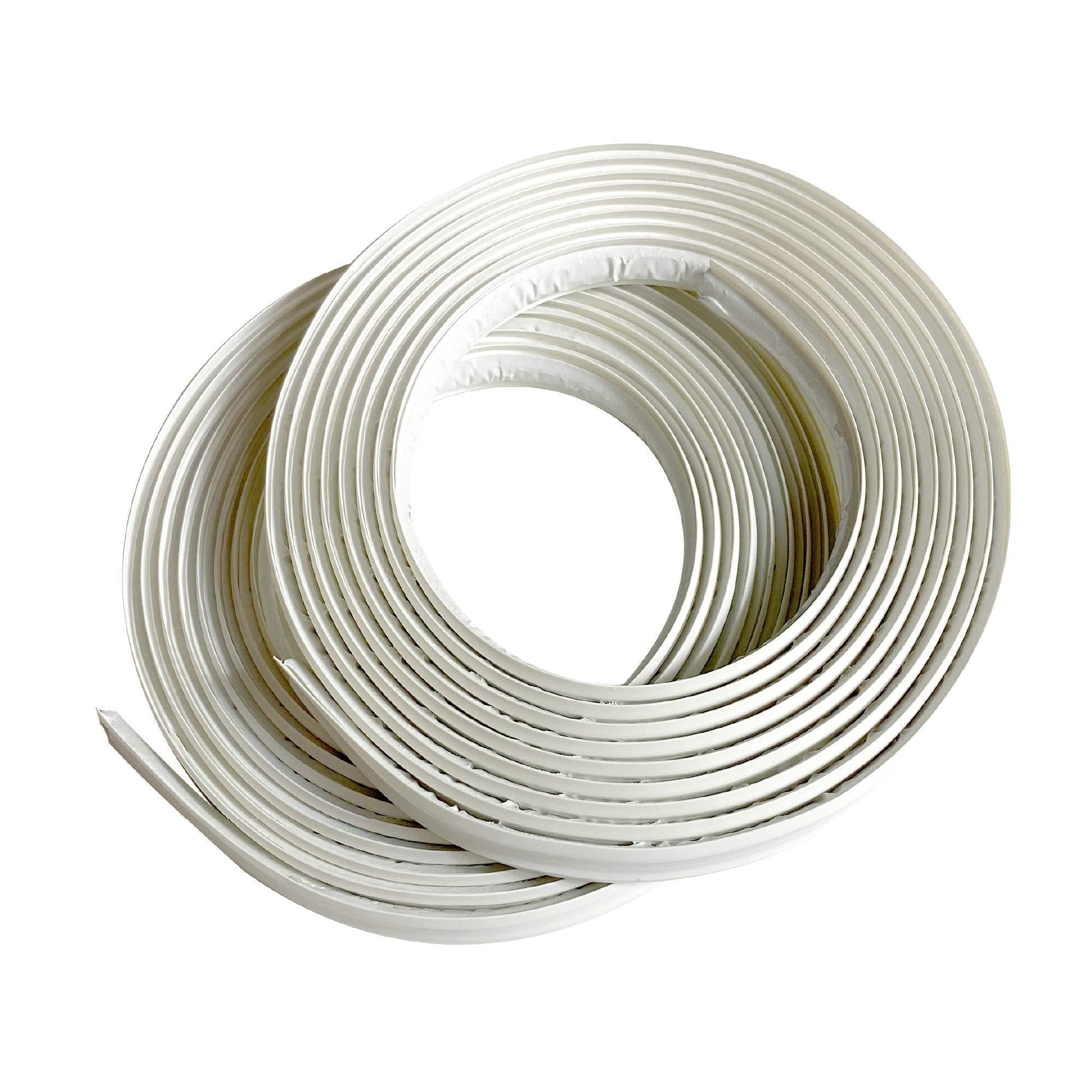 Instatrim 1 2 Inch Covers 1 4 Gap Flexible Self Adhesive Caulk And
